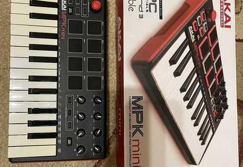 Akai MPK mini mk2 миди клавиатура