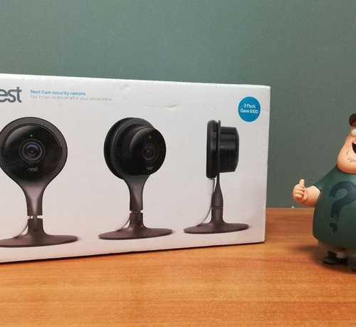 Google Nest Cam Indoor IP камера 3шт в упаковке