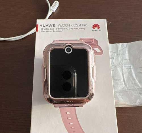 Смарт-часы huawei watch kids 4 pro pink