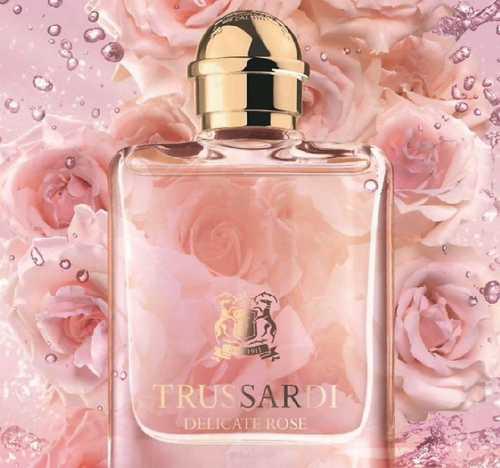 Trussardi delicate rose 100мл, новые