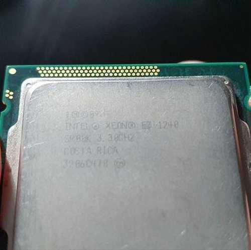 Серверный процессор Intel Xeon E3-1240