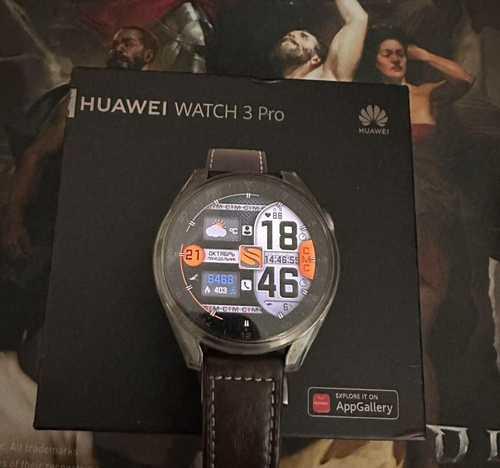 Смарт часы huawei watch 3 pro