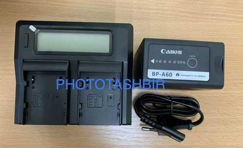 Аккумулятор Canon BP-A60 + зарядное устройство LCD