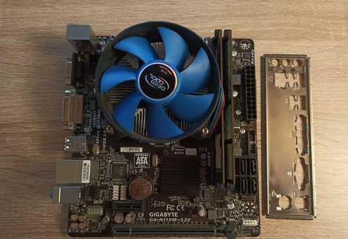 Gigabyte GA-H110M-S2V + G4400 + 8 Gb