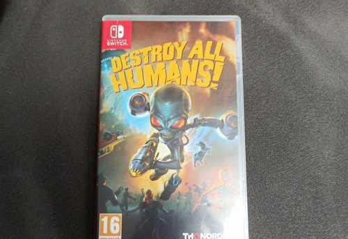 Destroy all humans на Nintendo switch