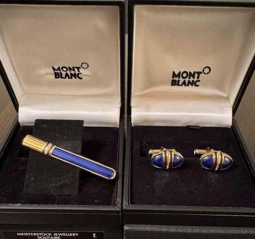 Продажа запонок и зажима для галстука montblanc