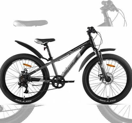 Велосипед sitis crosser 24" (2024) Black-Grey Vol4