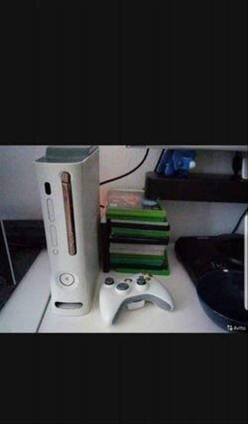 Xbox 360 прошитый 2 геймпада
