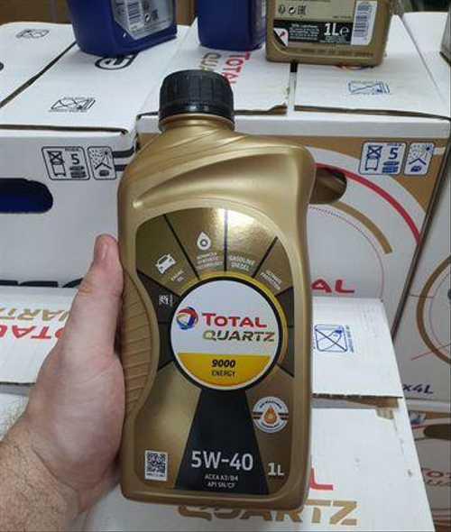 Total quartz 9000 energy 5w-40 1л A3/B4, SN/CF