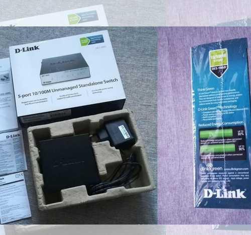 Коммутатор D-Link DES-1005D новый и бу