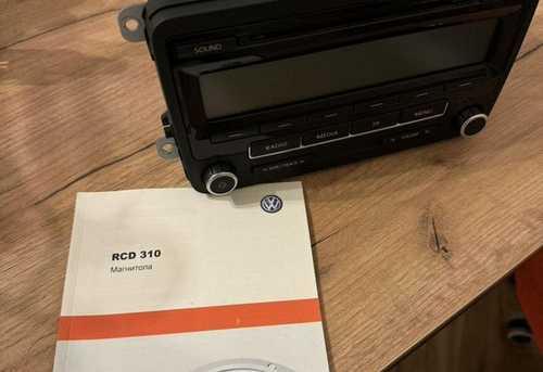 Продам магнитолу VW RCD 310