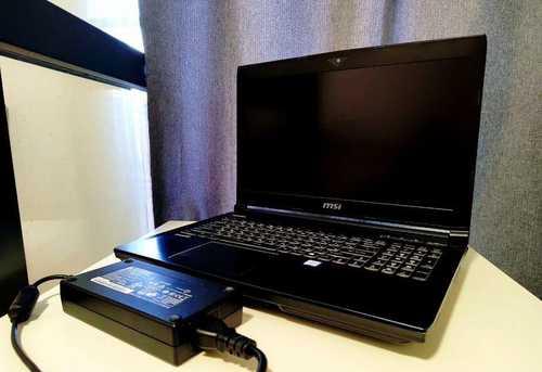 Игровой ноутбук 15.6" MSI MS-16J9, 128 ГБ, Core i5-7300HQ, RAM 8 ГБ, GeForce GTX 1050 4 ГБ