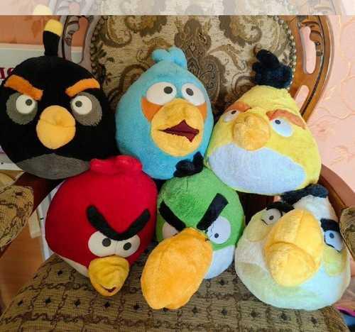 Игрушки мягкие angry birds