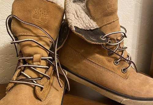 Ботинки замшевые timberland