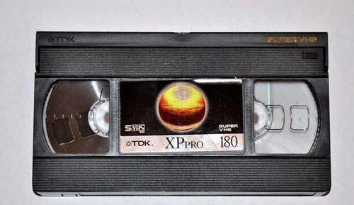 Видеокассета Super VHS TDK XP PRO E-180