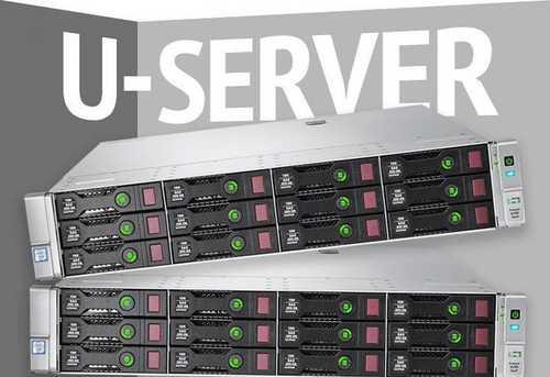 Сервер HP DL380 Gen9 12*3.5 2*2699v4 64Gb P840 2*8
