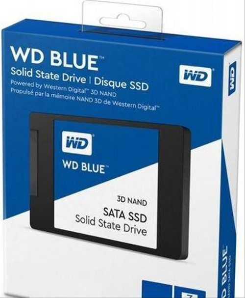 Накопитель SSD WD Blue 1Tb WDS100T2B0A, новый