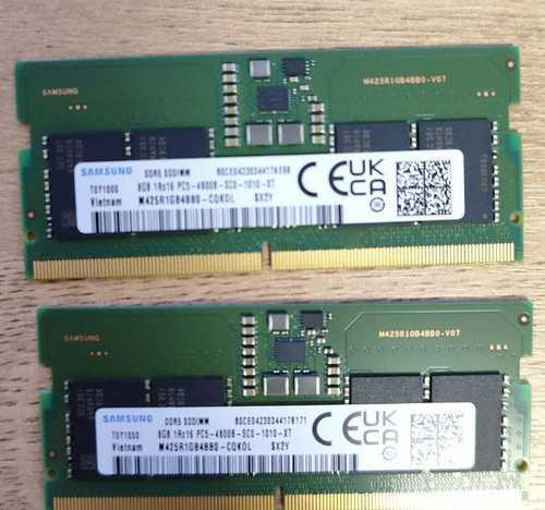 Оперативная память ddr5 16gb sodimm 4800