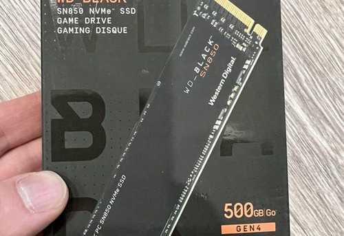 SSD WD black sn850 NVMe 500gb