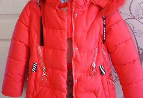 Зимняя куртка для девочки, рост 140 см. Latvija