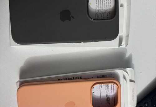 Оригинальный чехол на iPhone 15 pro(clay,orange)