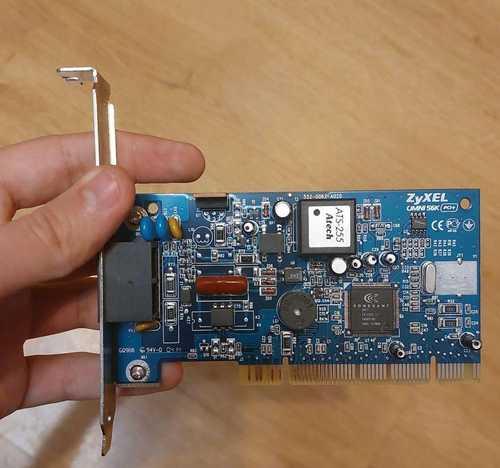 Сетевой модуль zyxel 56k PCI 