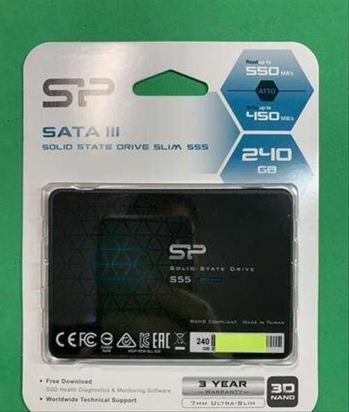 Silicon Power Slim S55 240gb SP240gbss3S55S25