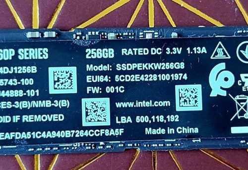 Intel 760P SSD 256Gb NVMe m.2