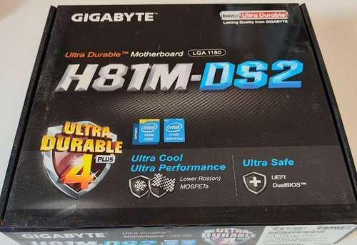 Материнская плата Gigabyte LGA1150 GA-H81M-DS2