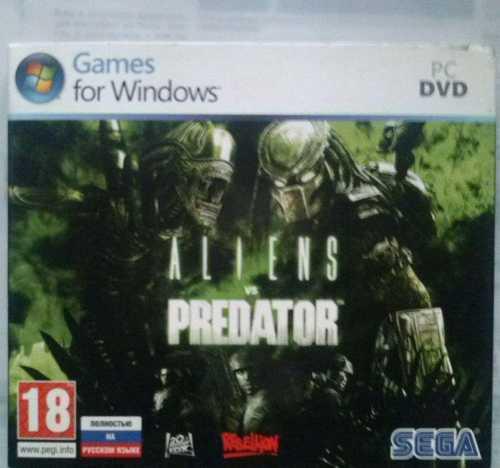 Компьютерная игра Alien vs Predator, 2 DVD