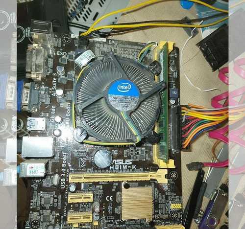 Asus h81m k  i3