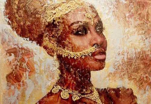 Картина-фреска, Африканская красота
