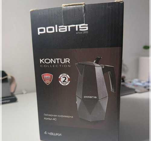 Гейзерная кофеварка Polaris