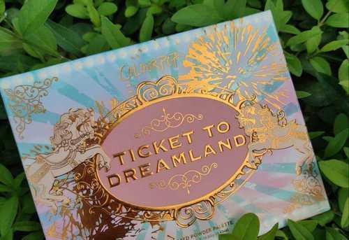 Colourpop палитра теней Ticket to Dreamland