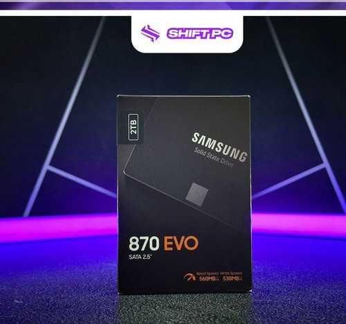 Твердотельный накопитель Samsung 870 EVO 2 тб SATA MZ-77E2T0BW