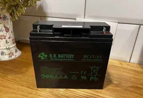 Аккумулятор BB Battery BC17-12 (12V / 17Ah)