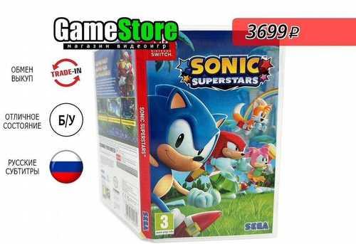 Sonic Superstars Русские субтитры Nintendo б/у