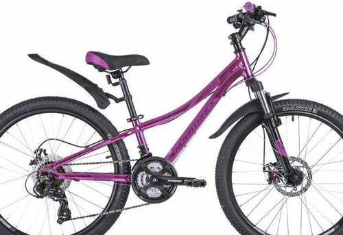 Велосипед novatrack 24" novara алюм.рама 11, корал