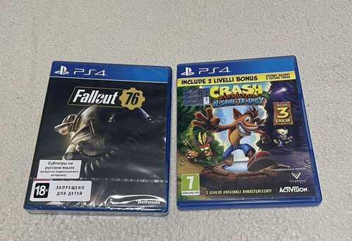 PS4 игры, Crash Bandicoot и Fallout 76