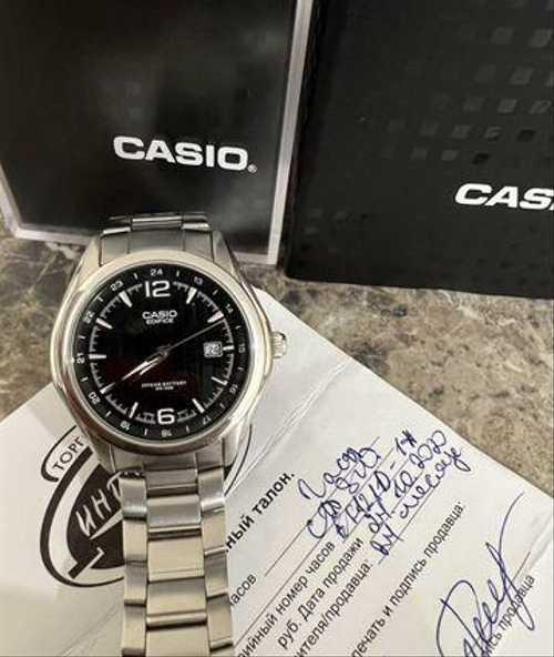 Casio Edifice на гарантии