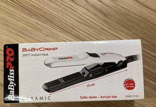 Утюжок-гофре Babyliss pro Crimp mini