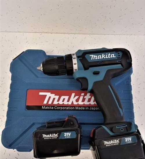 Аккумул. Шуруповерт Makita 21v-2Ah. Новый Гарантия