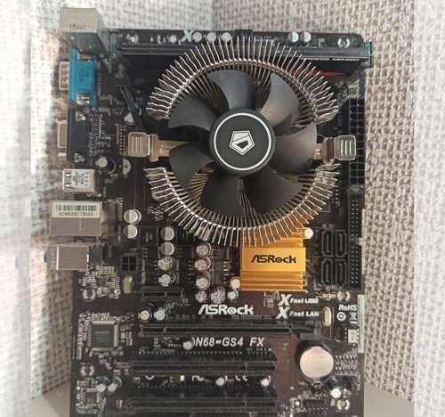 ASRock N68-GS4 FX FX 4300 8 Gb DDR3 Кулер