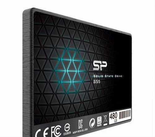 SSD накопитель silicon power Slim S55 sp480gbss3s5