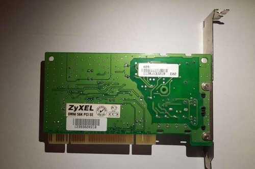 Модем zyxel omni 56K PCI EE