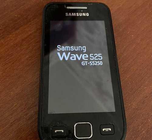 Смартфон Samsung Wave 525 Me/Black (GT-S5250)