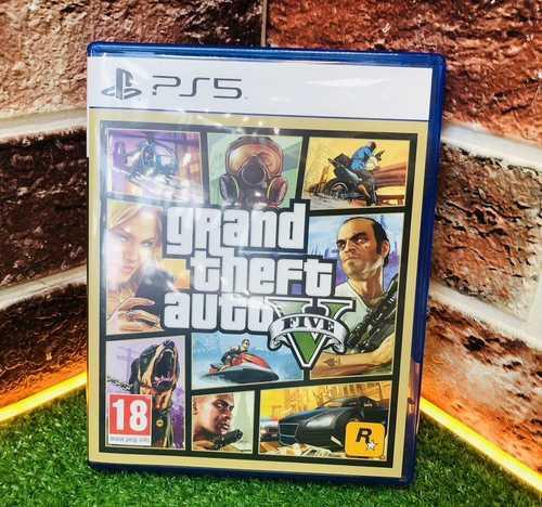 Диск ps5 gta5