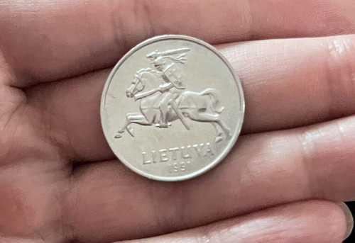 5 центов Литва 1991