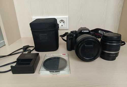 Фотоаппарат Canon 550d + объектив Sigma AF 17-50mm