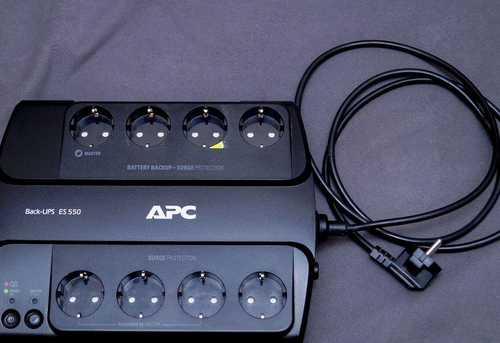 Ибп APC Back-UPS ES 550 с новым аккумулятором